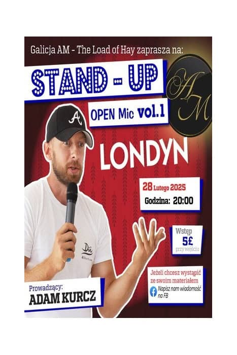 STAND-UP OPEN-MIC VOL.1 | Galicja Feltham - Bilety 24